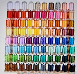 Bobine 80 di filo di ricamo a macchina Janome