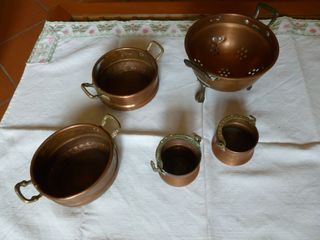 Suppellettili in rame