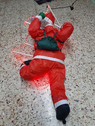 babbo natale luminoso