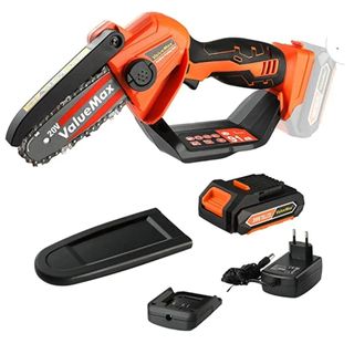 mini motosega elettrico ricaricabile con accessori