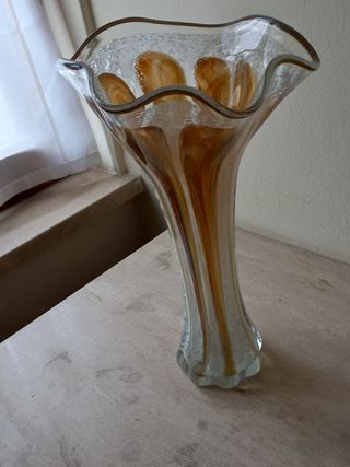 vaso in vetro colorato 