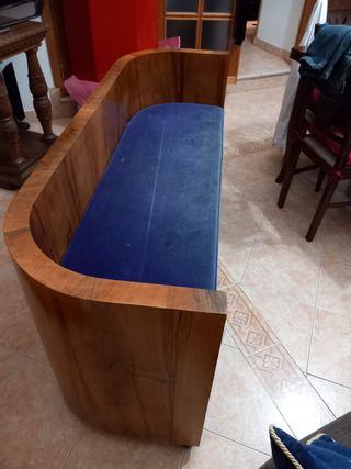 Divano Decò in Piuma di Noce