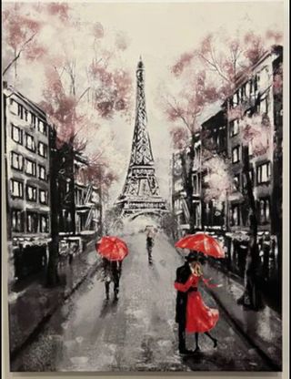 Stampa quadro su tela Parigi