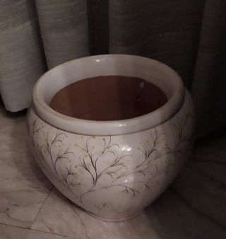 Portavaso di ceramica artigianato siciliano