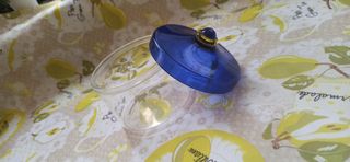 Barattolo coperchio blu