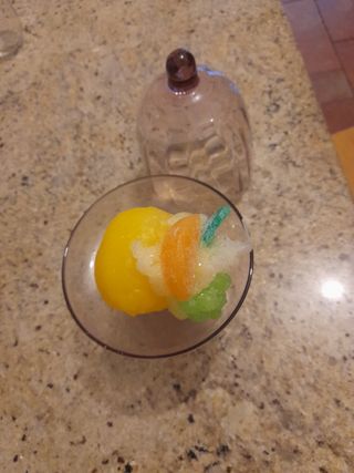 candela artistica più supporto decorativo 