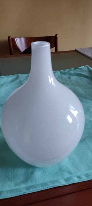 vaso vintage in vetro soffiato IKEA salong