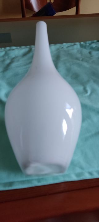 vaso vintage in vetro soffiato IKEA salong