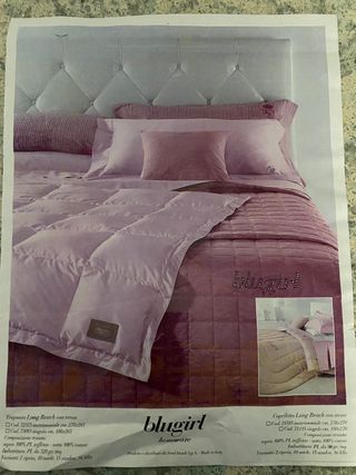 Piumone letto singolo BluGirl Homeware color panna