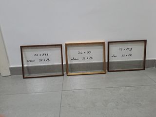 3 splendide cornici in legno