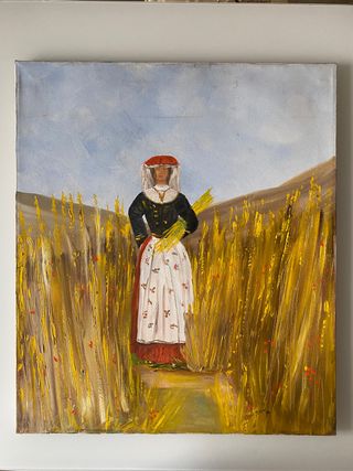 Quadro ad olio dell'artista Merlino 1996