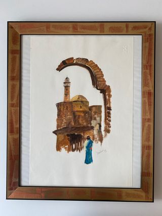 Quadro a tempera dell'artista Camillo Merlino.