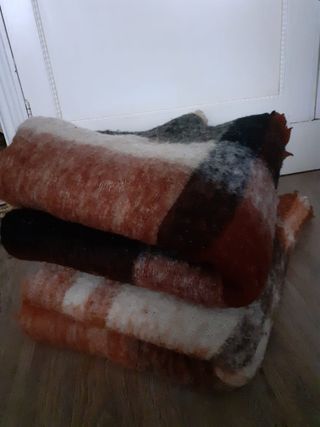 DUE COPERTE MOHAIR