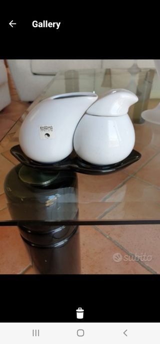 Lattiera e zuccheriera nuovi della Kharma Living