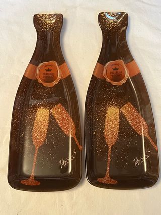 Set 2 poggiamestolo in vetro