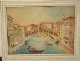 Dipinto "Venezia, Ponte di Rialto"