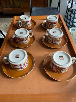 Set 6 Tazze Tognana Vintage