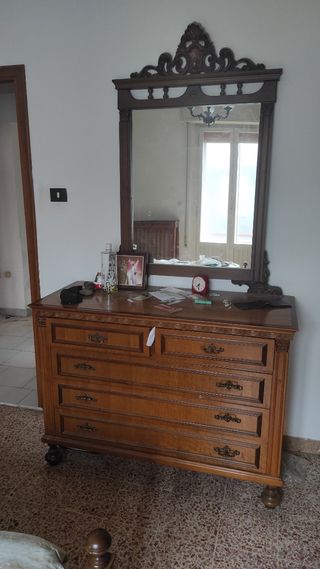 armadio, comò, letto e comodini camera da letto