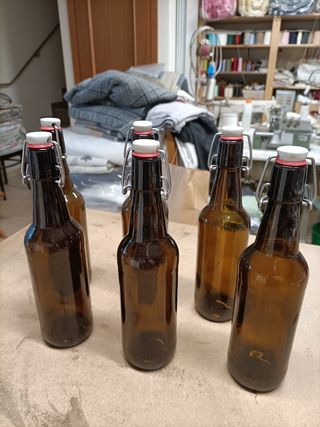 Bottiglie 500 ml da birra con tappo meccanico 