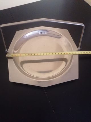vassoio vintage acciaio inox 