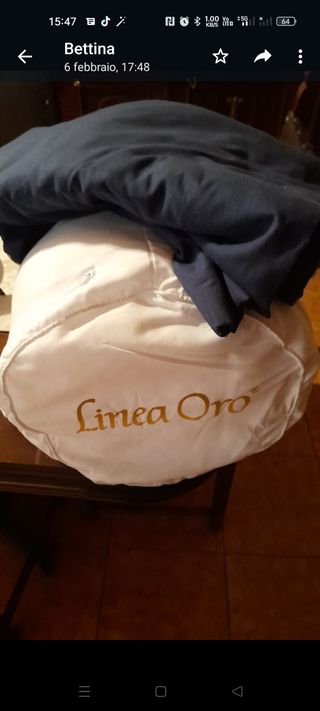 piumino 1 piazza 1/2 completo di sacco nuovo 