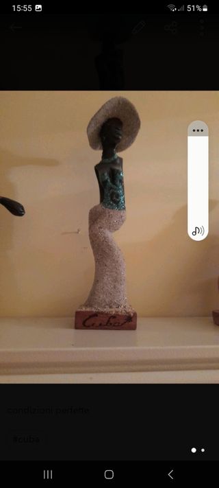 statuina cubana  acquistata a Cuba