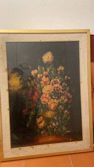 Quadro con cornice e passepartout 