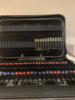 Borsa porta tester profumi Fm grup in pelle