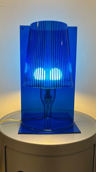 Abat-jour lampada da comodino Kartell TAKE blu
