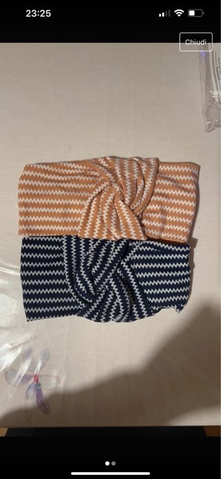 Set 2 fasce per capelli 