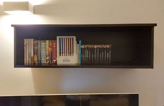 Mensola contenitore in wengè