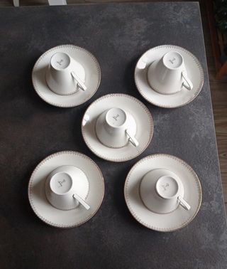 set da 5 tazze da tè vintage Bavaria anni'60