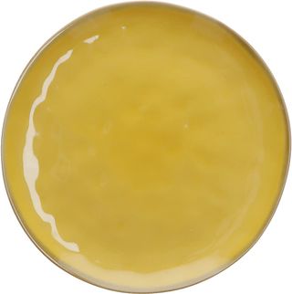 ROSE E TULIPANI Concerto Ocra Piatto Frutta Cm. 20