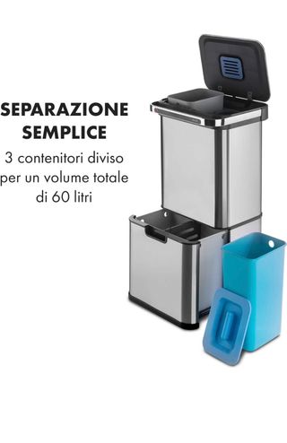 Cesto rifiuti con sensore 