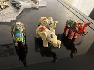 Elefantini portafortuna da collezione 