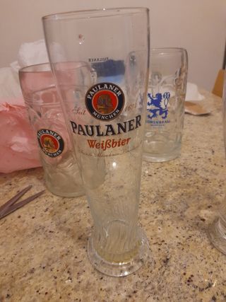bicchiere birra paulaner