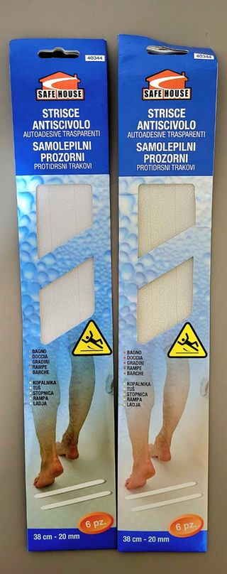 strisce antiscivolo autoadesive trasparenti 
