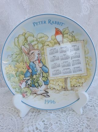 Piatto da collezione Peter Rabbit 1996