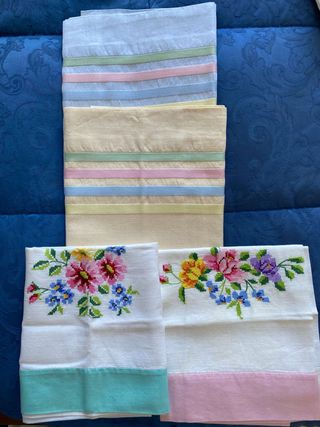 Biancheria pregiata da bagno 