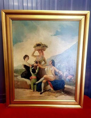 quadro la vendemmia goya 56,5x67cm