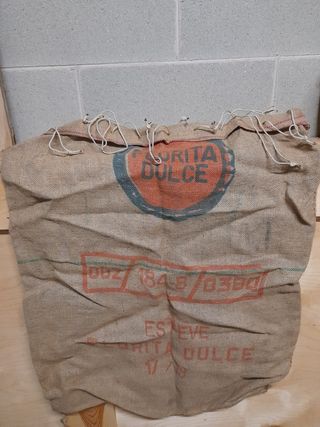 Sacco di juta vintage