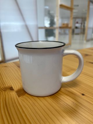 Taza de porcelana