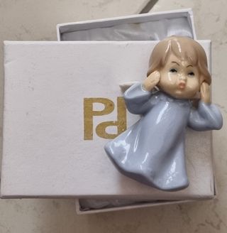 Angioletto statuina in porcellana Paben