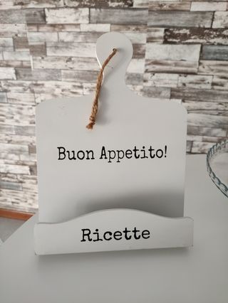 porta ricette da cucina 