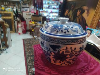 vaso cinese con coperchio 