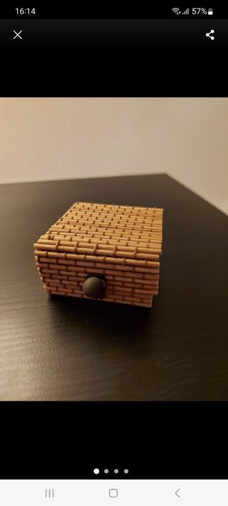 Scatola in legno 6x6 cm