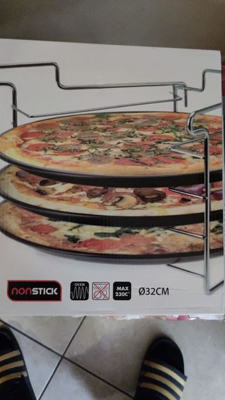 teglie con supporto per forno 