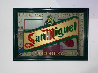 Specchio San miguel bar esposizione 