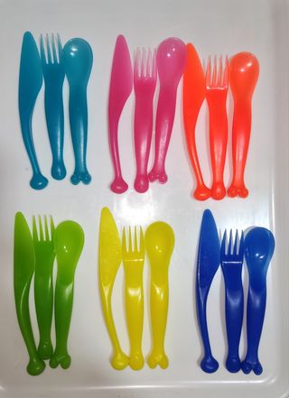 Posate IKEA colori brillanti 