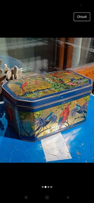 Scatola Emilio Tanzi Cacao-tè Milano